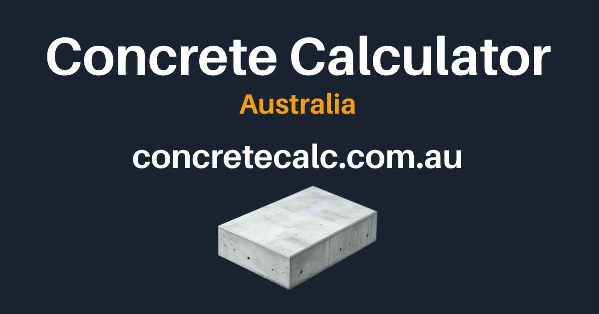 Concrete Footing Calculator - Strip & Pier Footings | Australia